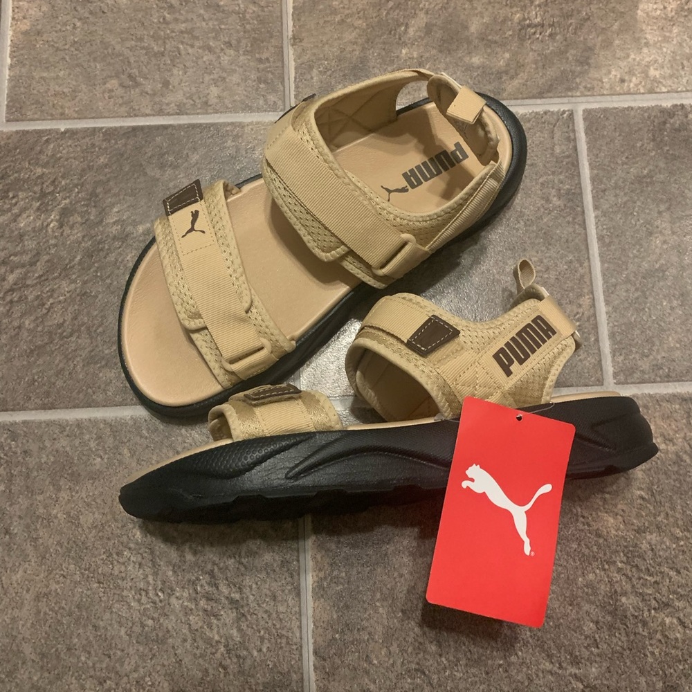 Puma Rs Sandal Light Sand / Puma Black Mens Walking H… - Gem